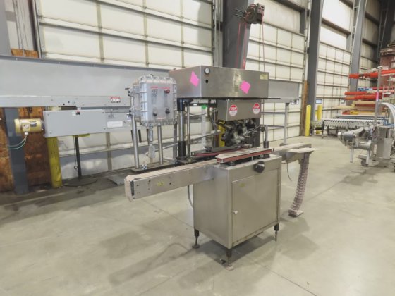 Stainless Bottle Capping Torque Machine Bottle Conveyor in Millersburg ...