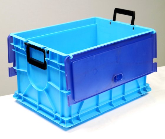 Flip Top Crate with Handle mold in Miami, FL, USA