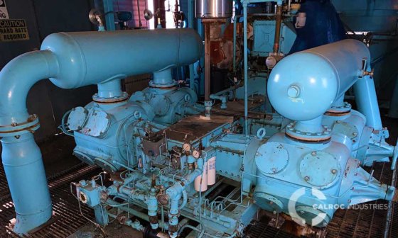 1984 Ariel JGR-4 Reciprocating Compressor Package in Blackfoot, Alberta ...