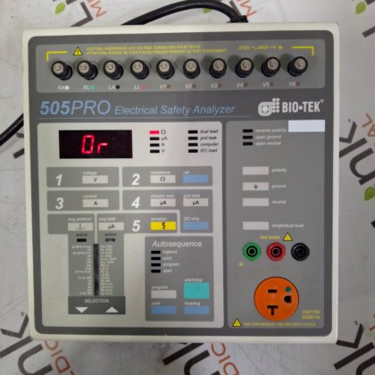 Bio-Tek Instruments 505 Pro Electrical Safety Analyzer in Twinsburg, OH ...