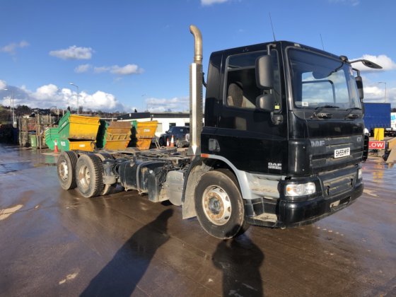 DAF CF75.310 in Cheddleton, England, United Kingdom