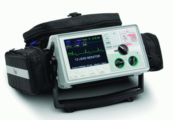 Zoll E-Series Defibrillator with 12 Lead ECG, AED, Pacing, NIBP, SpO2 ...