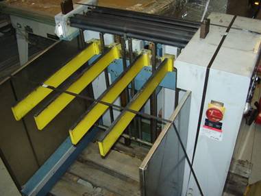 Schmid 804 PCB horizontal stacker automat (unloader) in Aldersbach, Germany