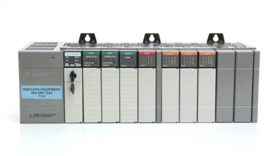 Allen Bradley SLC 5/05 10-Slot 1746-P2 1747-L551 1746-NI8 1746-NO4I ...