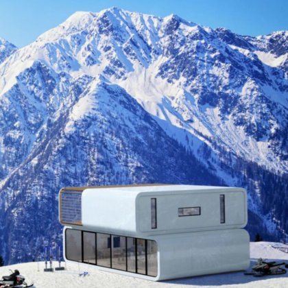 Mobile Cabin Capsule Hotel Prefabricated Residence Space Capsule Large ...