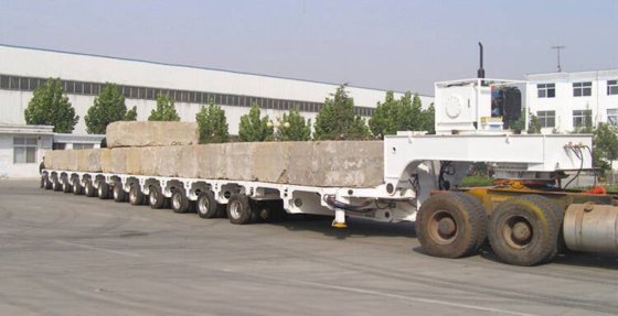 Self Propelled Modular Trailer in Jinan, Shandong, China