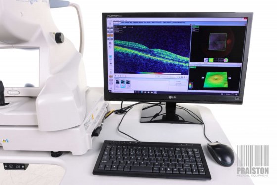 TOPCON 3D OCT-2000 FA Plus ophthalmic tomograph in Leszno, Greater ...