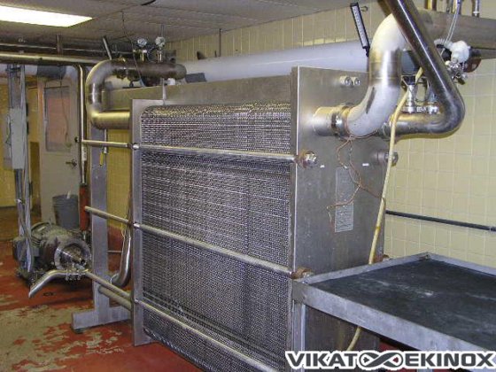 GEA ECOFLEX type N40 Plate s.s. heat exchanger in Wormhout, France