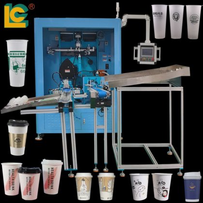 Capsule Cup Automatic Screen Printing Machine Fully Automatic Plastic ...