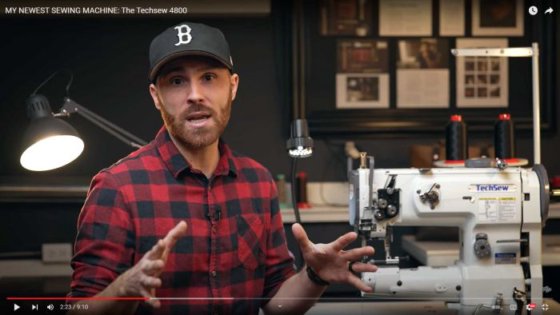 Techsew 4800 PRO Cylinder Walking Foot Industrial Sewing Machine in ...