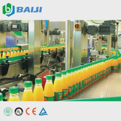 Automatic small scale concentrated fruit juice drink bottle making ...