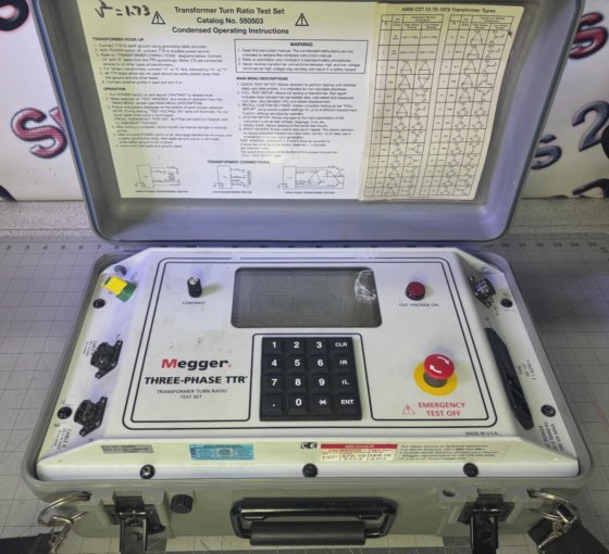 Megger 550503 3 Phase Transformer Turns Ratio (TTR). in Saint-Jean-sur ...