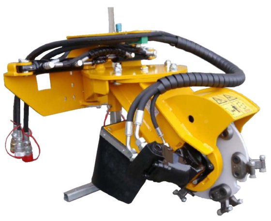 McConnel Robocut stump grinder in Echt, Limburg, Netherlands