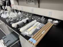 Used Graduated Cylinder, Glassware, Flask, Beaker, Funnels for sale ...