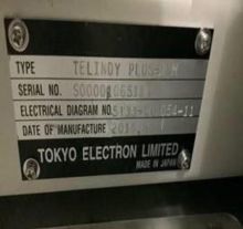 Used Telindy Plus for sale. Tokyo Electron - TEL equipment & more ...