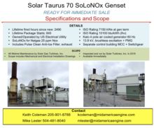 Used Solar Taurus 60 for sale. Solar equipment & more | Machinio