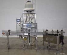 Used Inline Automatic Pressure Filler for sale. Accutek equipment ...