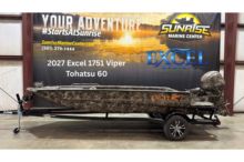2027 Excel 1751 Viper W/ Yamaha 60 in Searcy, AR, USA